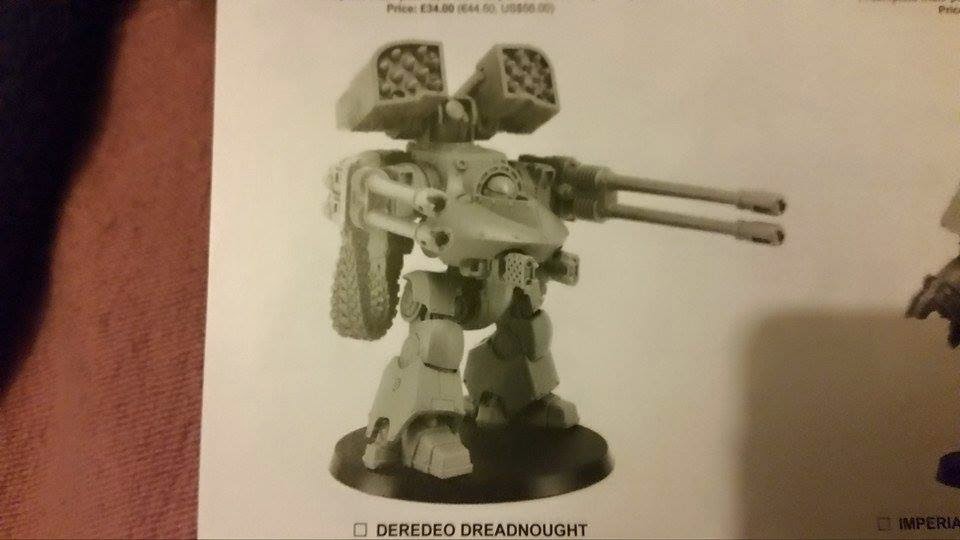 Full shot of Forgeworld's new dreadnought model. : r/Warhammer40k