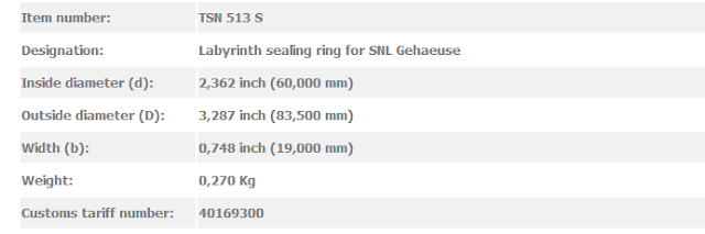 Bearings, units and housings: TSN 513 S SKF bearing housings,soportes ...