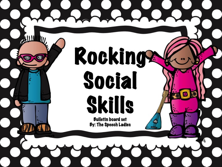 The Speech Ladies: Rocking Social Skills Bulletin Board