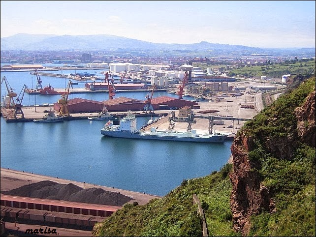 Mitología Asturiana: HISTORIA DEL PUERTO DEL MUSEL (GIJÓN)