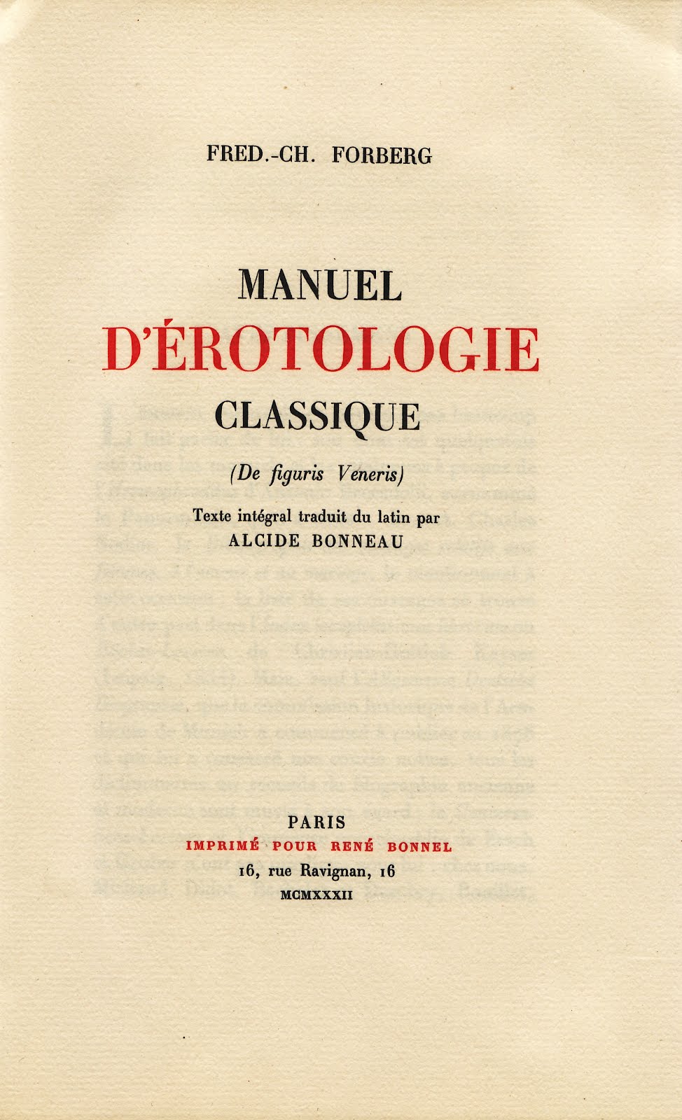 Miscellanées: Friedrich-Karl Forberg (1770-1848)