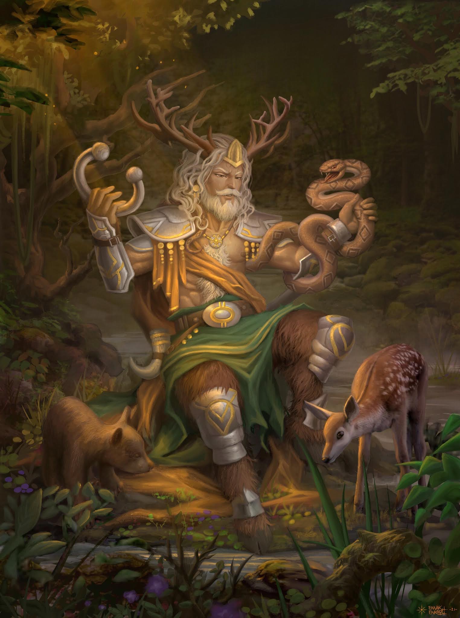 Cernunnos -Horned God of the Wild (The myth of Cernunnos) Celtic Mythology
