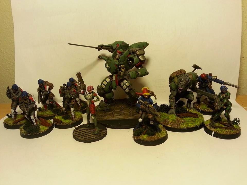 Teacher by Day, Wargamer by Night: Infinity 300 pt MRRF army: Mechs ...