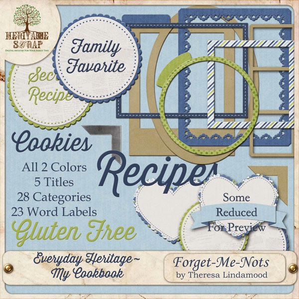 Forget Me Nots Design: NEW: Everyday Heritage - My Cook Book