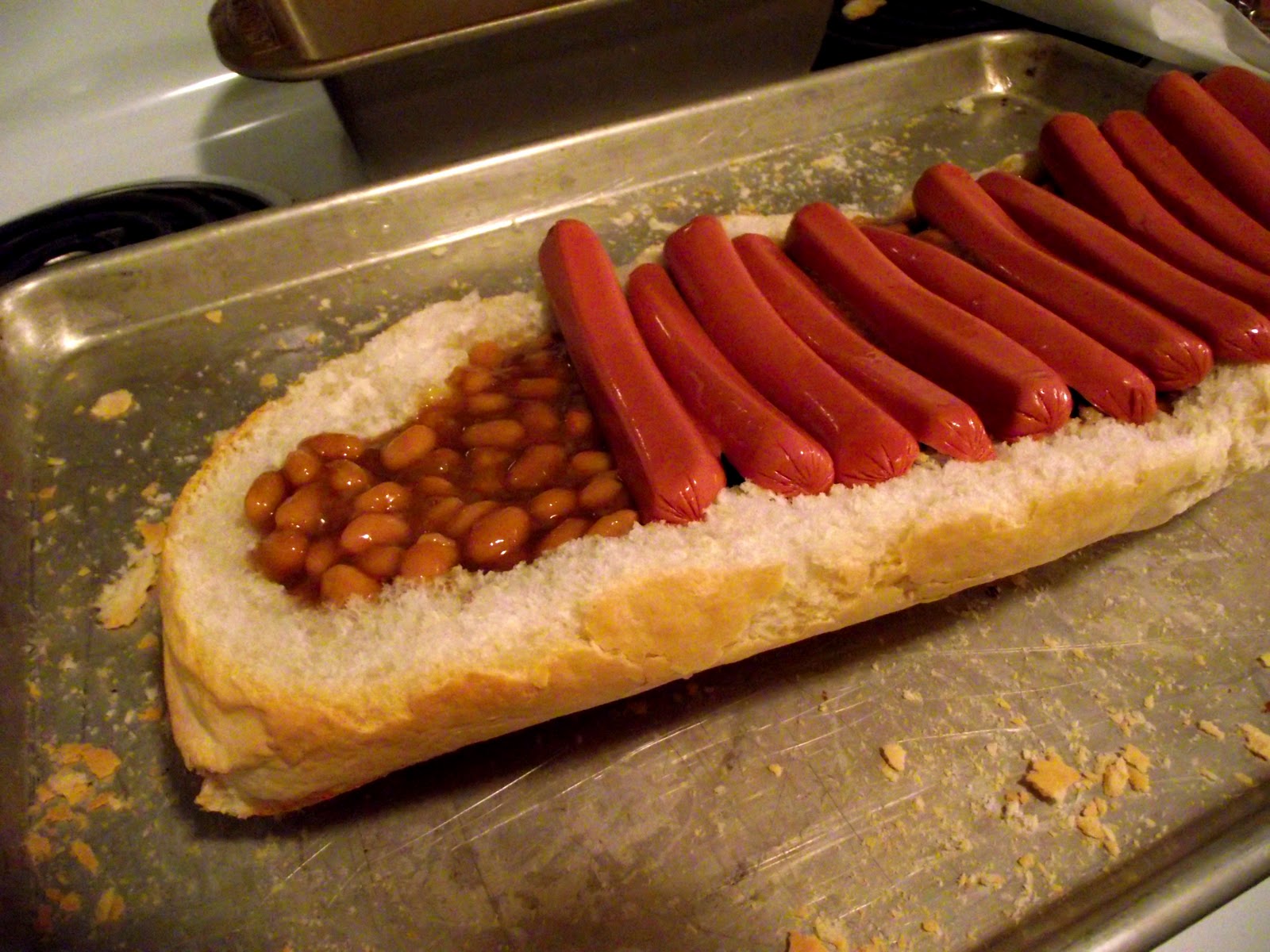 2012 from scratch: Weiner Beaner loaf