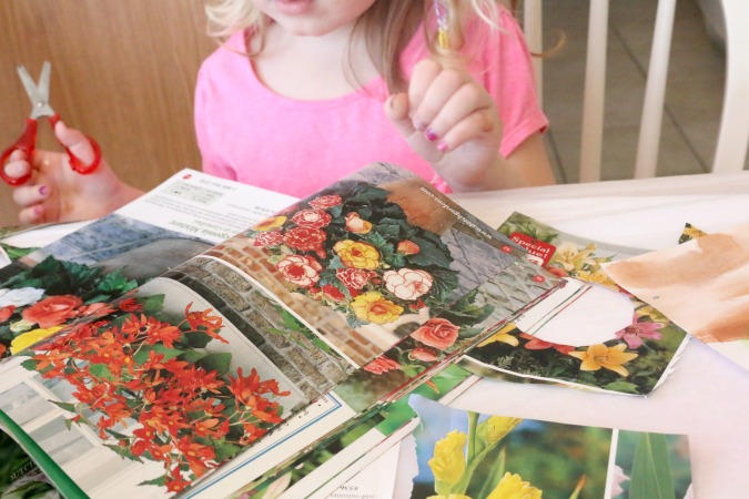 Planting a Rainbow Storybook Collage Art | School Time Snippets