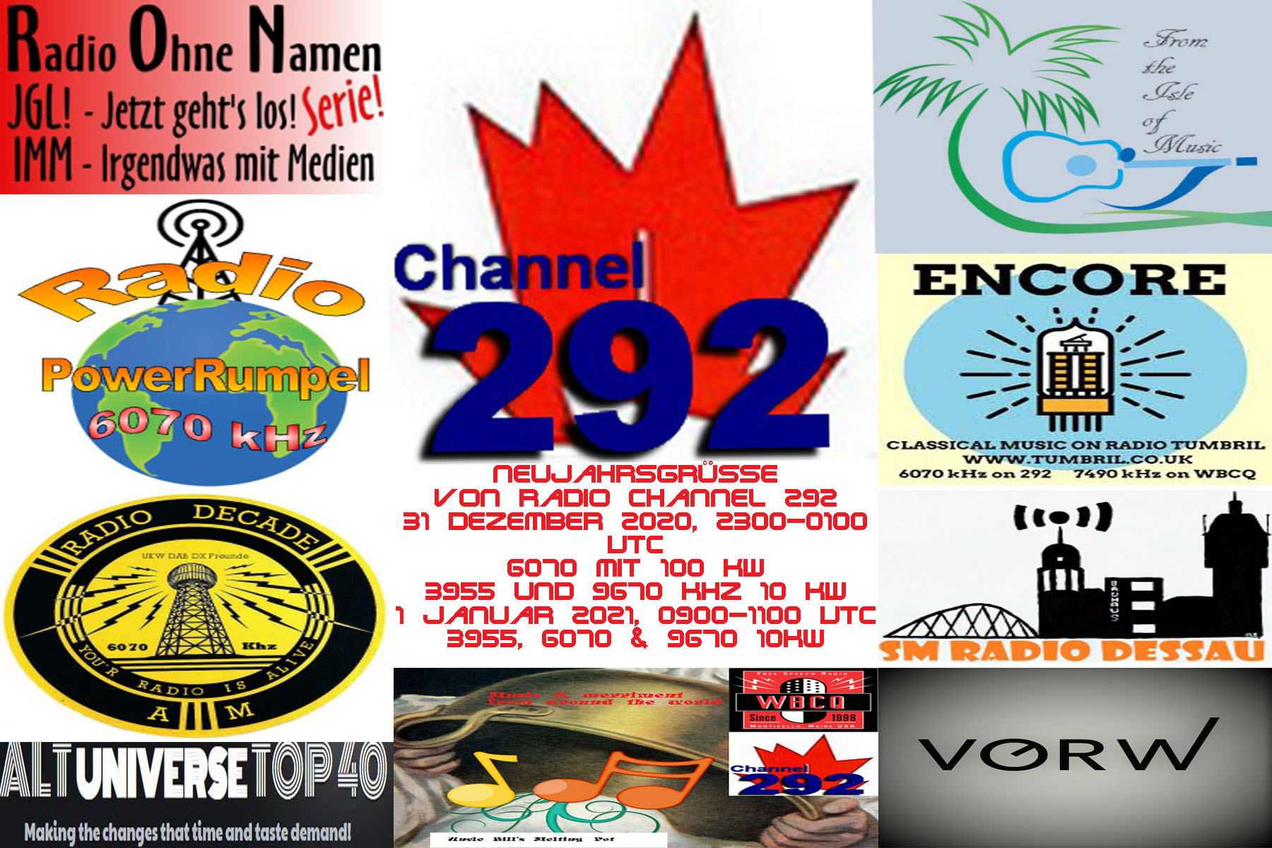 Shortwave Central: Channel 292 Special 10th Anniversary Broadcast from ...