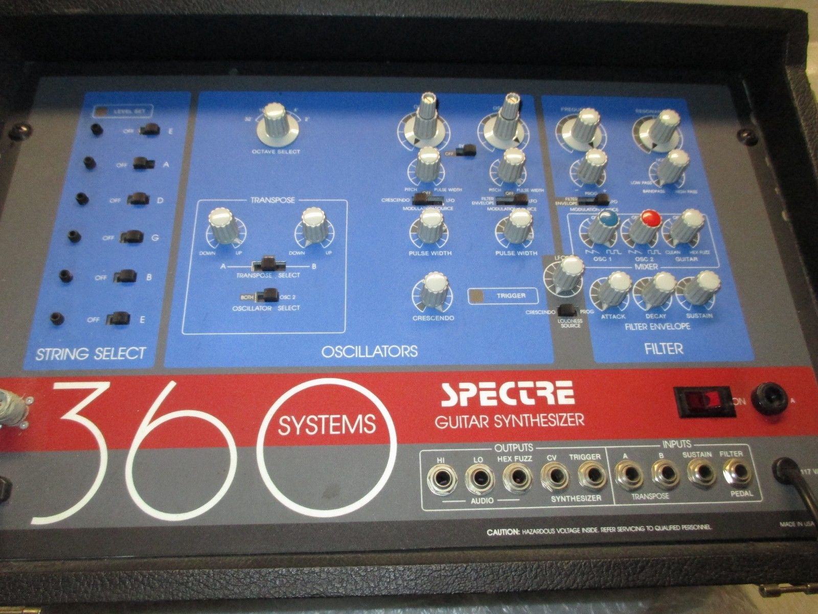 MATRIXSYNTH: 70's 360 SYSTEMS SPECTRE GUITAR SYNTHESIZER / OBERHEIM SEM