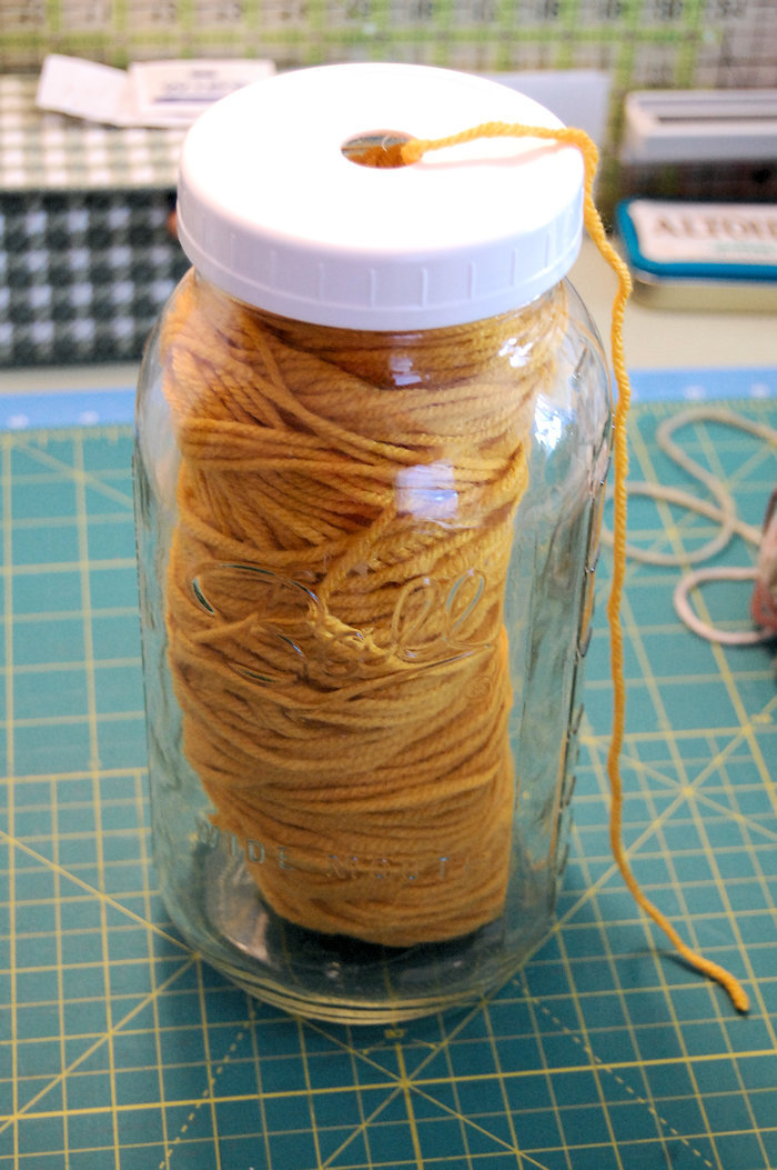 Strings Away!: Tuesday Tip: Homemade Yarn Holder