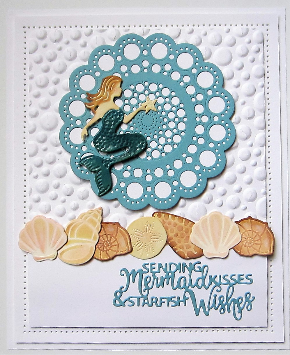 PartiCraft (Participate In Craft): Mermaid Shells Card