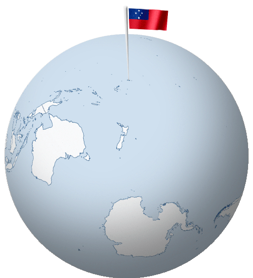 Flag of Samoa (GIF) - All Waving Flags