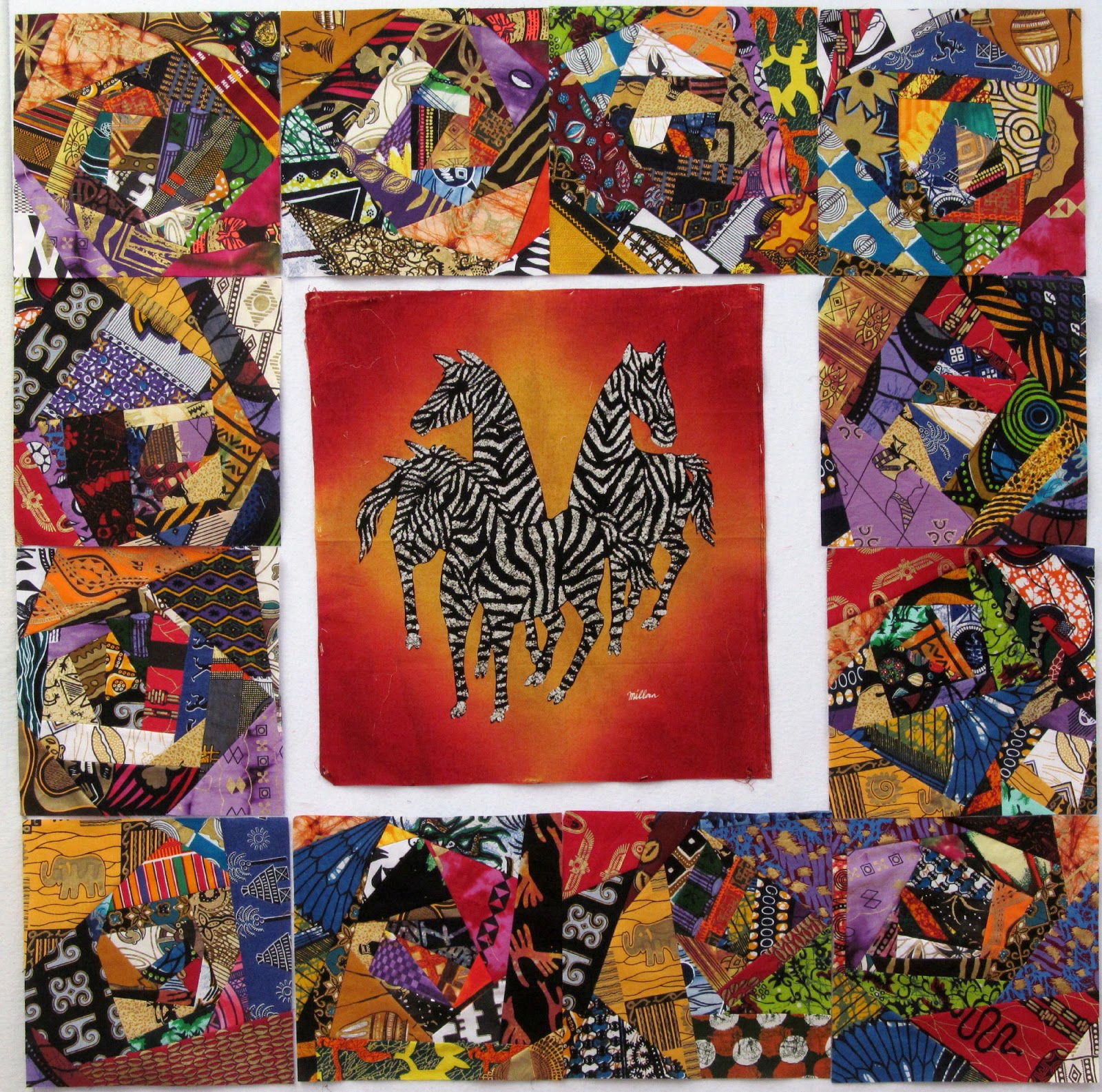 Exuberant Color : 7 batik panels, which one?..............