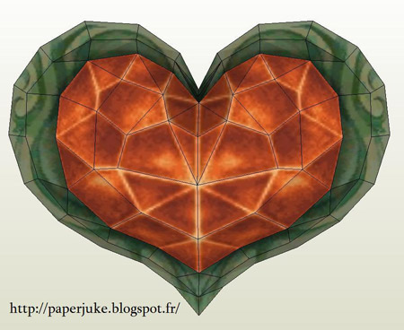 Papercraft - Zelda Twilight Princess Heart Container - Papercraft4u ...
