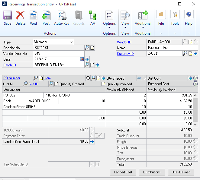 Dynamics GP Essentials: Rule of Thumb | Corrupted Enter/Match Invoice