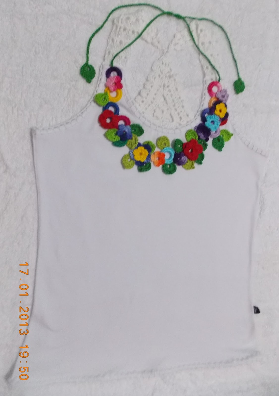 Arte em Crochê: Customização em regata básica