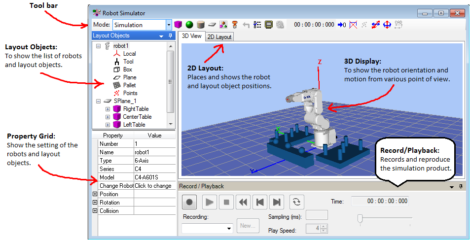Epson Robot Simulator Environment Robotics University