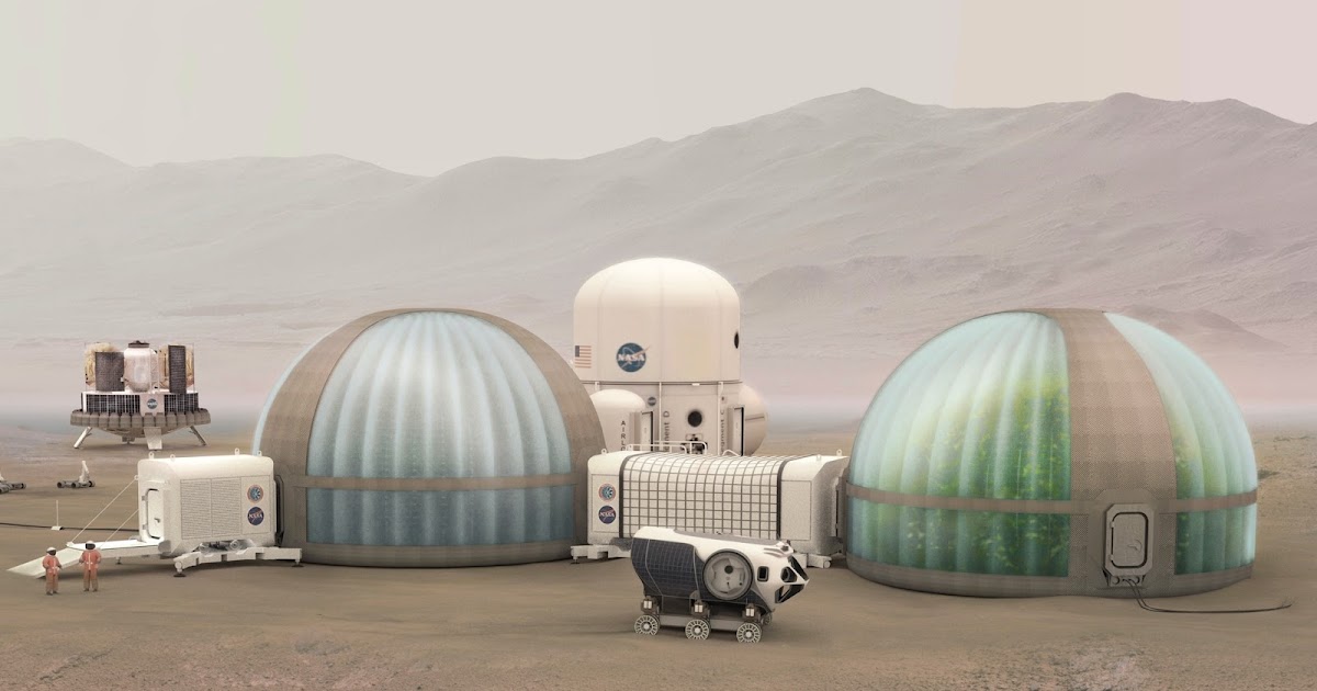 Mars Ice Home concept by NASA, SEArch+ & Clouds AO | human Mars
