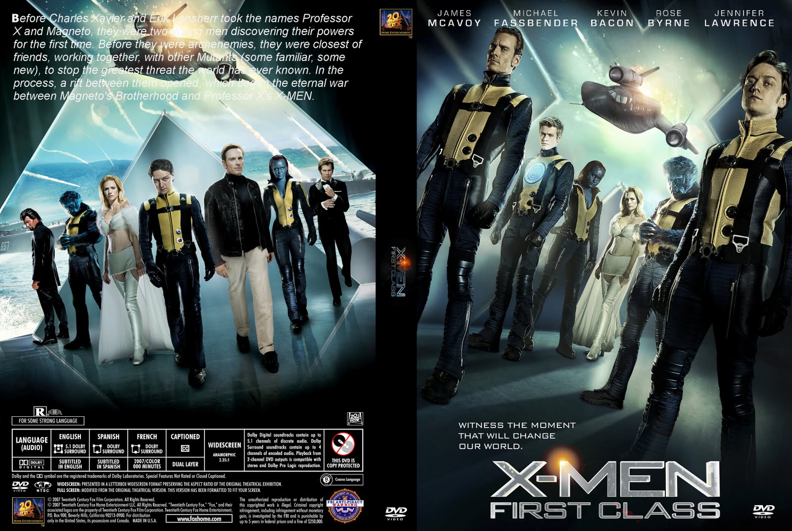 X Men First Class Dvd Cover