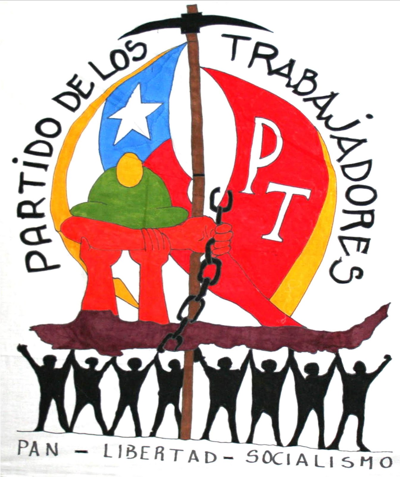 MAPU EN LA LUCHA: Saludo del Partido de los Trabajadores PT