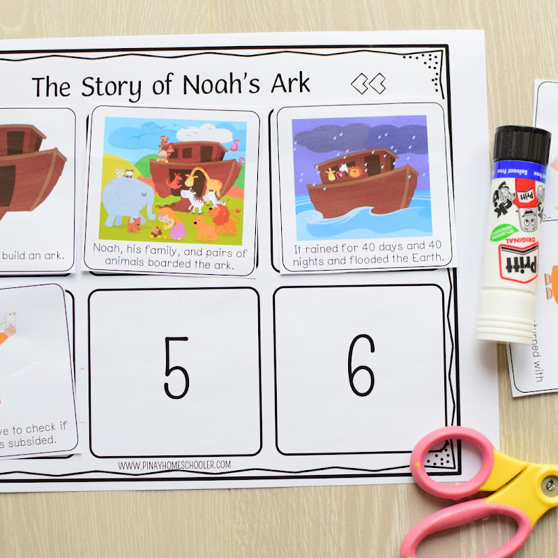 Bible Stories Sequencing Activity Cards | The Pinay Homeschooler