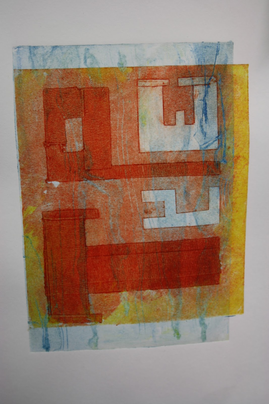 Sue Brown Printmaker: QUICK COLLAGRAPH