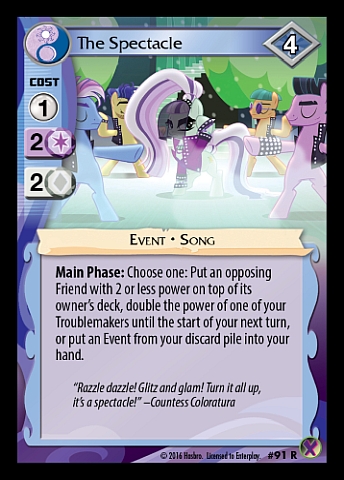 MLP The Spectacle CCG Cards | MLP Merch