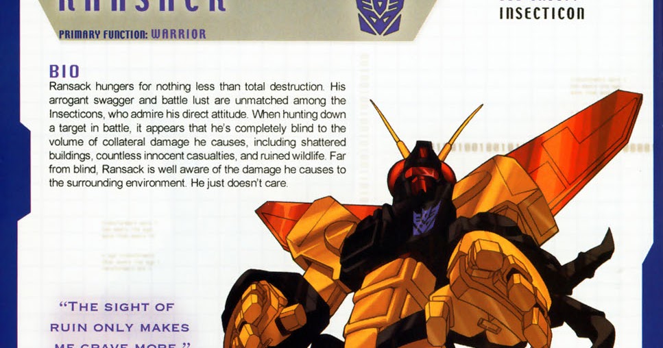 Transformer of the Day: Ransack