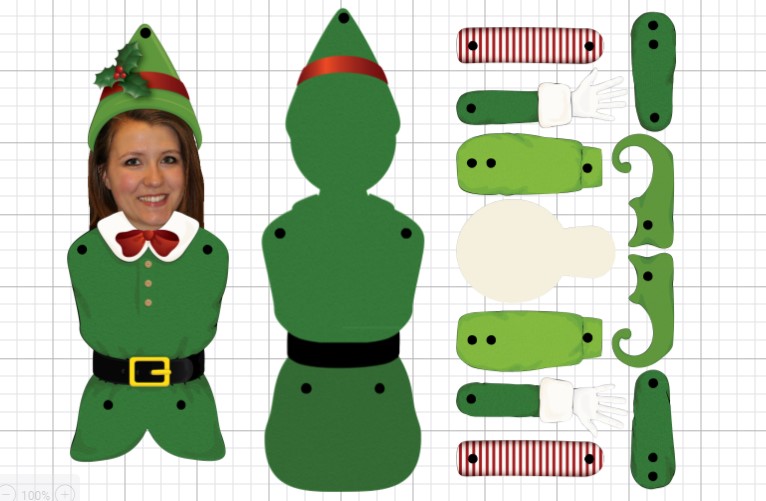 Elf Your Self Craft Printable