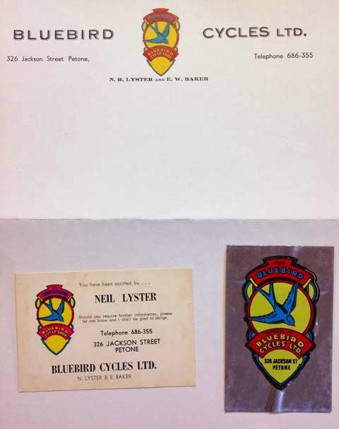 The Bicycle Shop Decal Project: Bluebird Cycle Shop; Petone, New Zealand