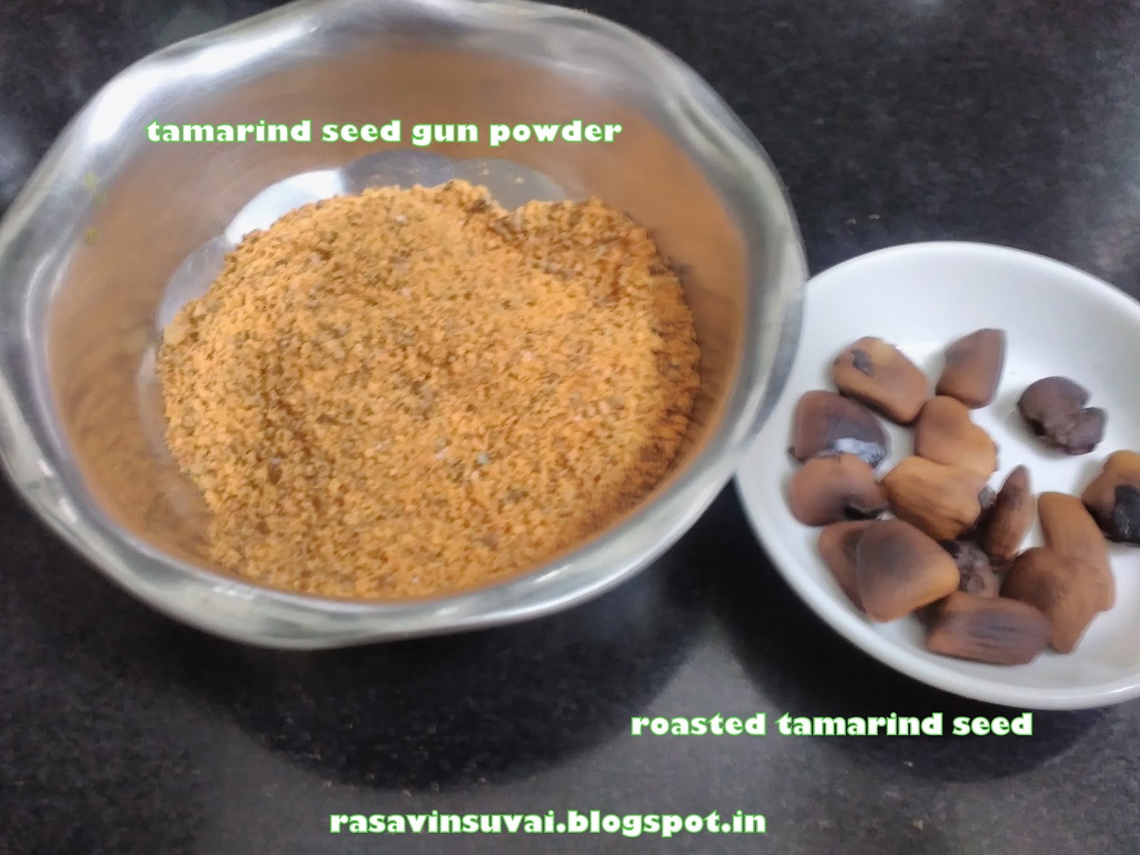 Raji Ramakrishnan : TAMARIND SEED GUN POWDER