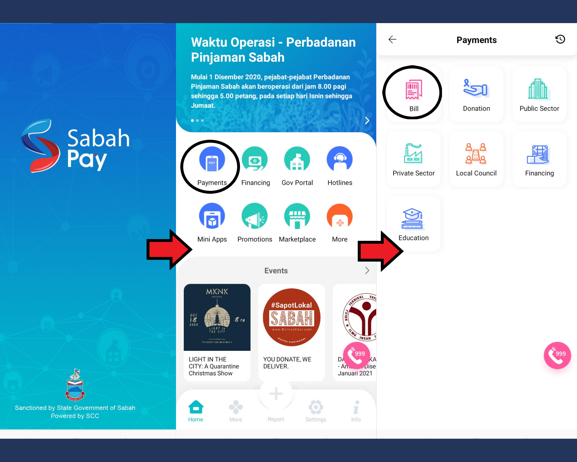BAYAR BIL AIR SABAH SEMASA PKPB MENGGUNAKAN SABAH PAY! JIMAT & SELAMAT ...