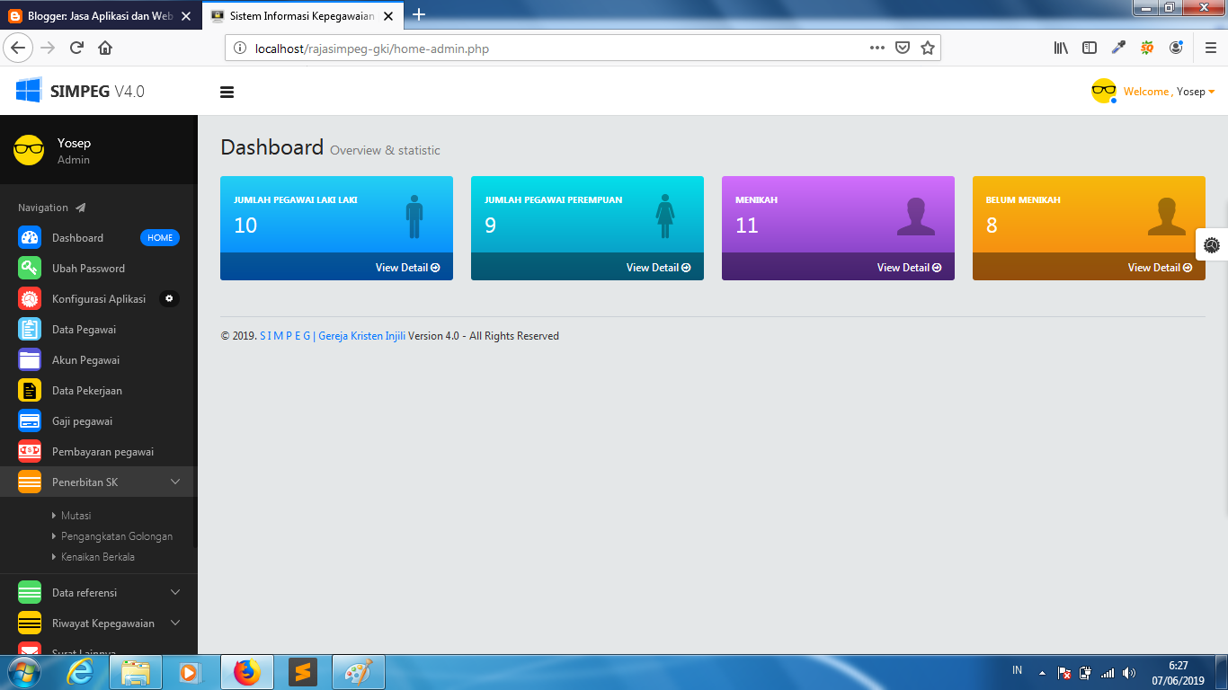 Sistem Informasi Kepegawaian Berbasis Web Versi 4.0 (Update 27-08-20 ...