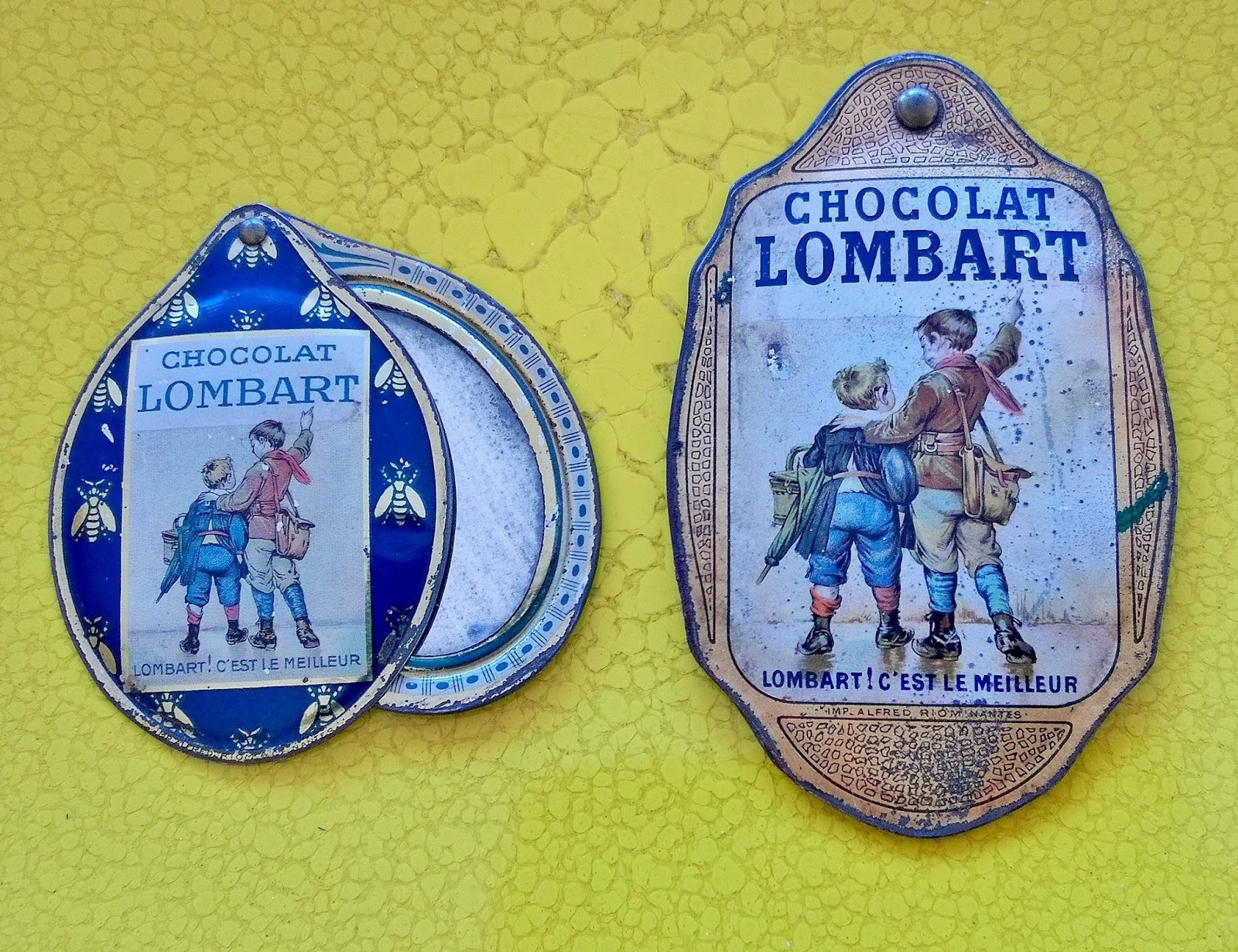LES BOÎTES RACONTENT: Chocolat Lombart, et un illustrateur à mieux ...