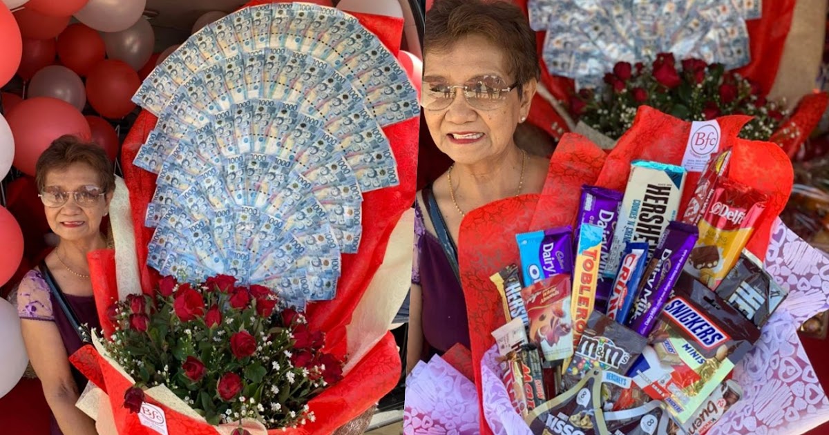 Bouquet na gawa sa P72k na pera, viral sa social media - The Daily Sentry