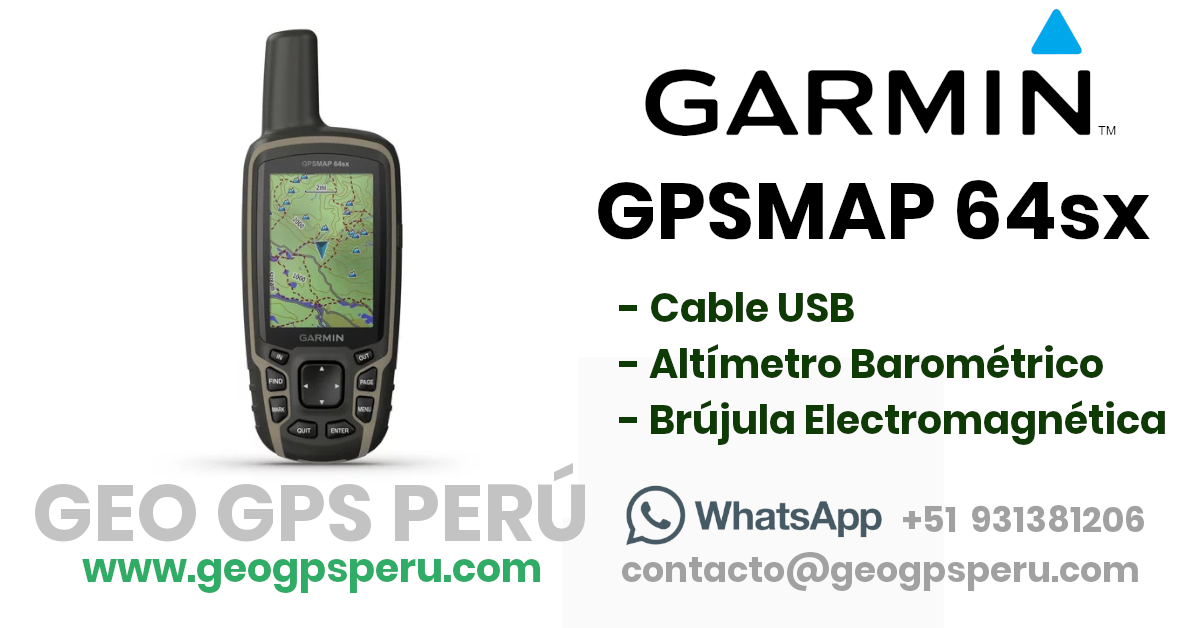 GEO GPS PERÚ: GPS MAP 64sx Garmin