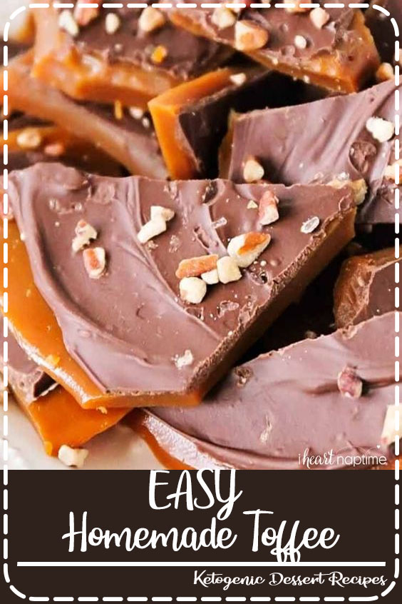 EASY Homemade Toffee - Julia Recipes