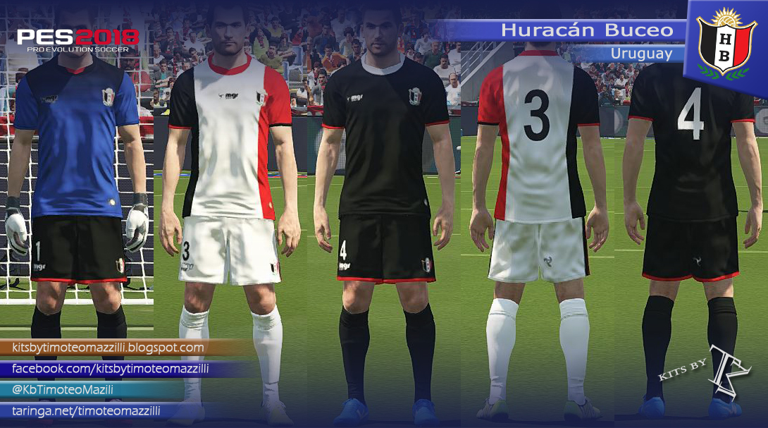 Kits by timoteomazzilli: Kits Huracán Buceo (Uruguay) PES2018