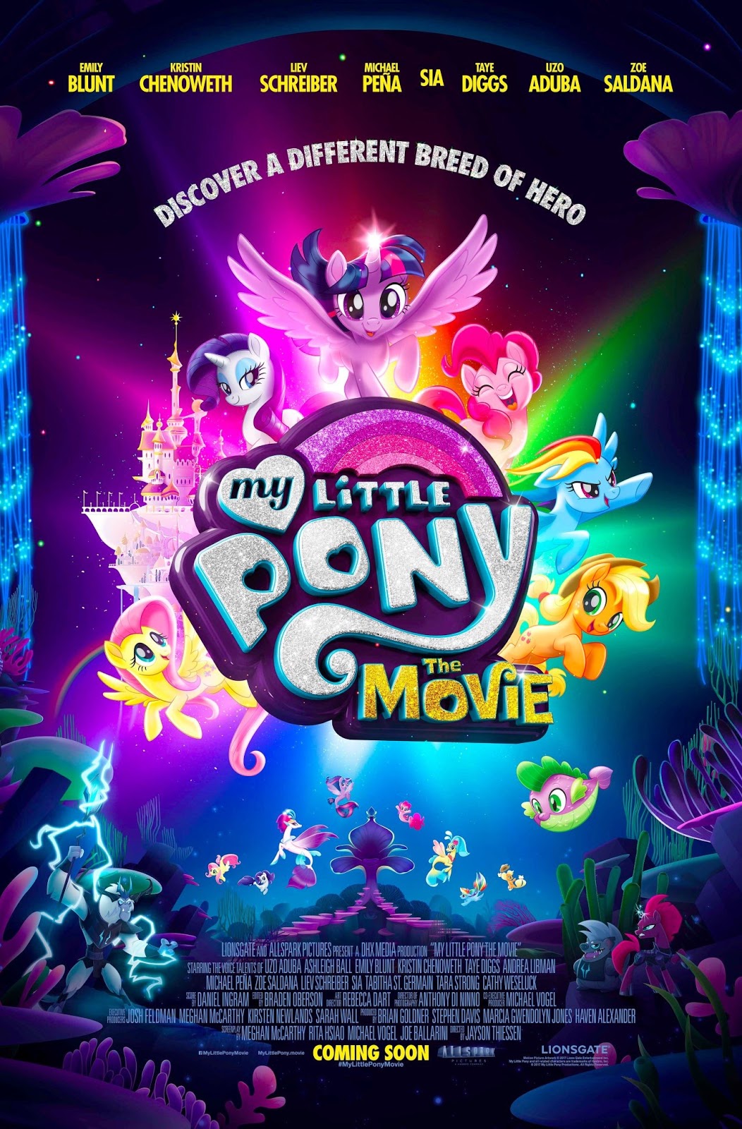 Equestria Daily - MLP Stuff!: My Little Pony Movie International Poster Release!