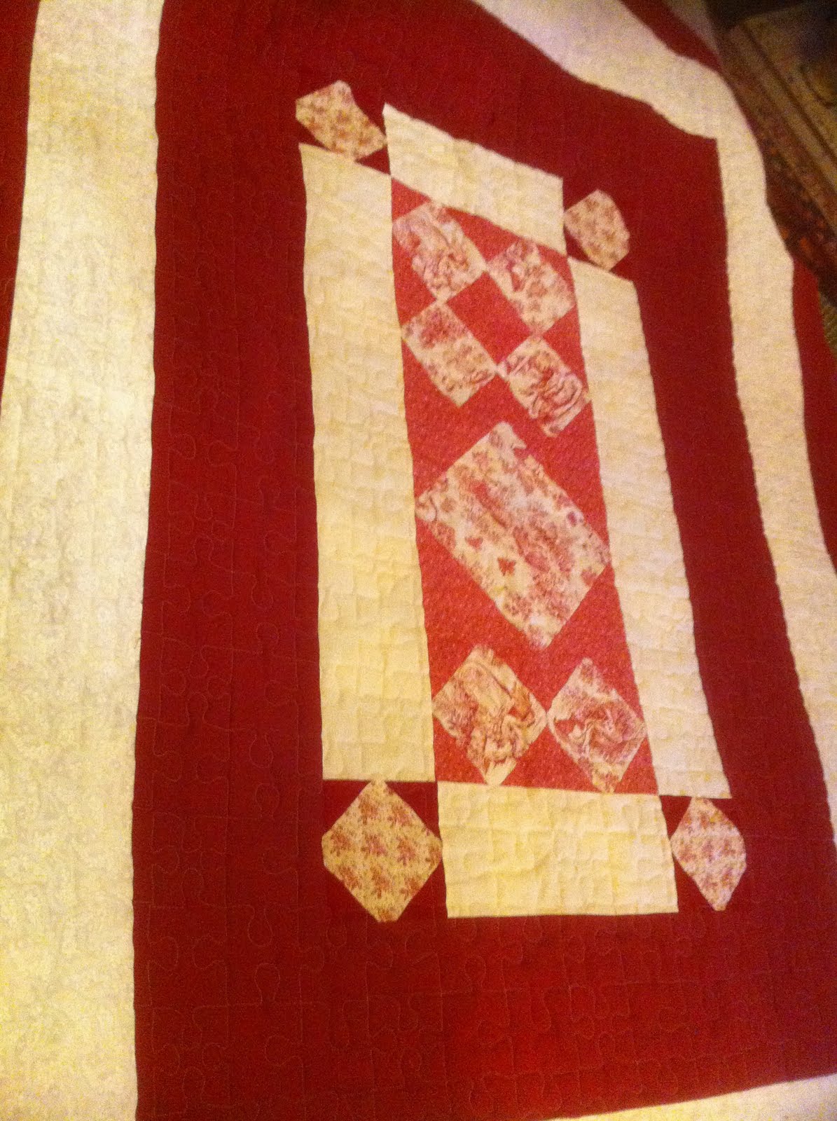 Quilters Cottage Norfolk: Black and Cream Quilt