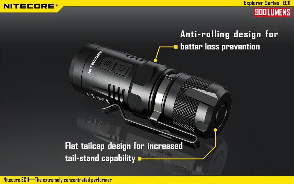 Sun Flashlight จำหน่าย ไฟฉายประสิทธิภาพสูง: ไฟฉาย Nitecore EC11