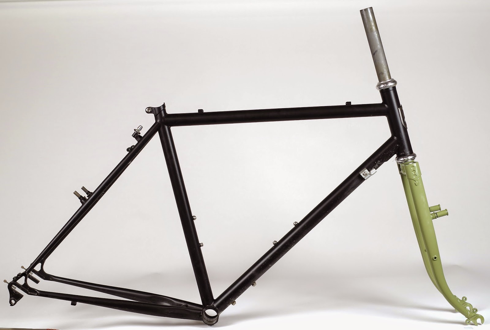 CARRERA (?) VINTAGE STEEL MTB FRAME SET COLUMBUS L OLD 26" MOUNTAIN ...