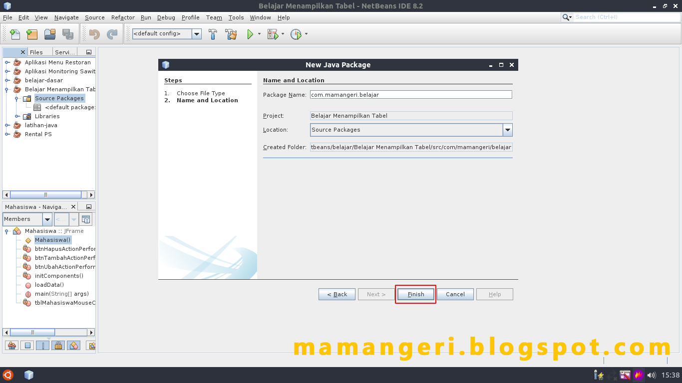 Cara Menampilkan Data Dari Database MySQL Pada JTable Netbeans ...