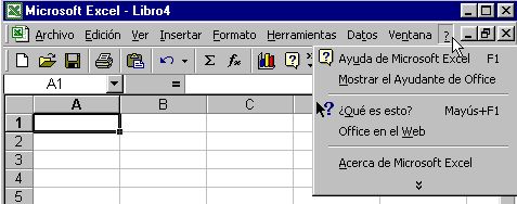 INFORMATICA: FORMAS DE AYUDA EN EXCEL
