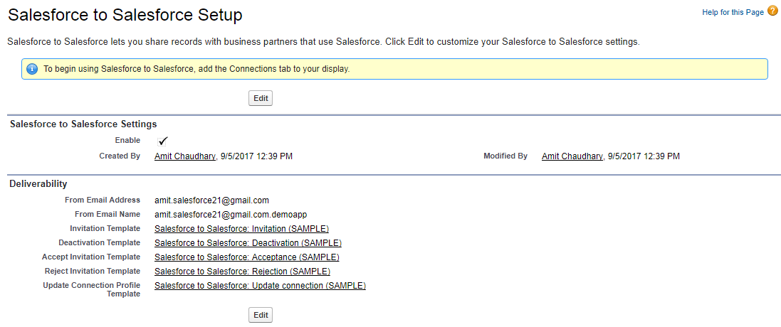 Amit Salesforce | Salesforce Tutorial: Salesforce to Salesforce | S2S ...