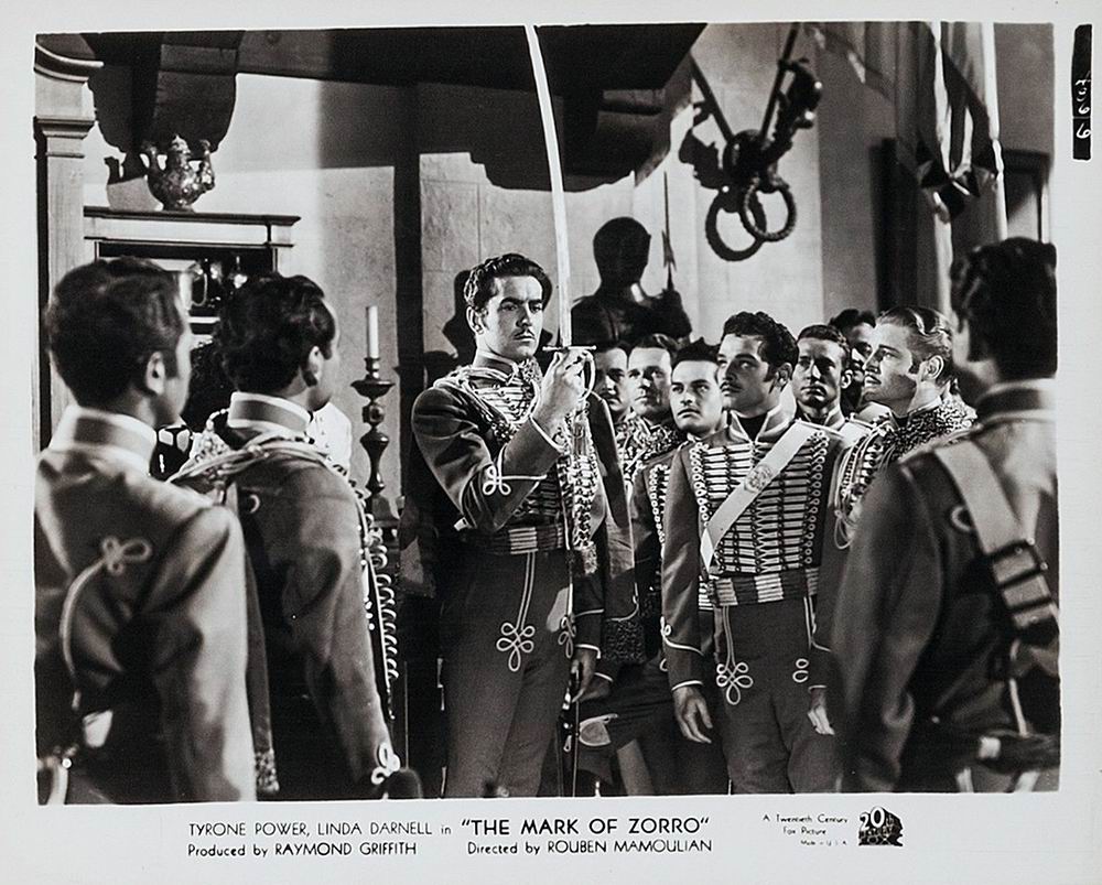 100 Years of Cinema Lobby Cards: The Mark of Zorro (1940)