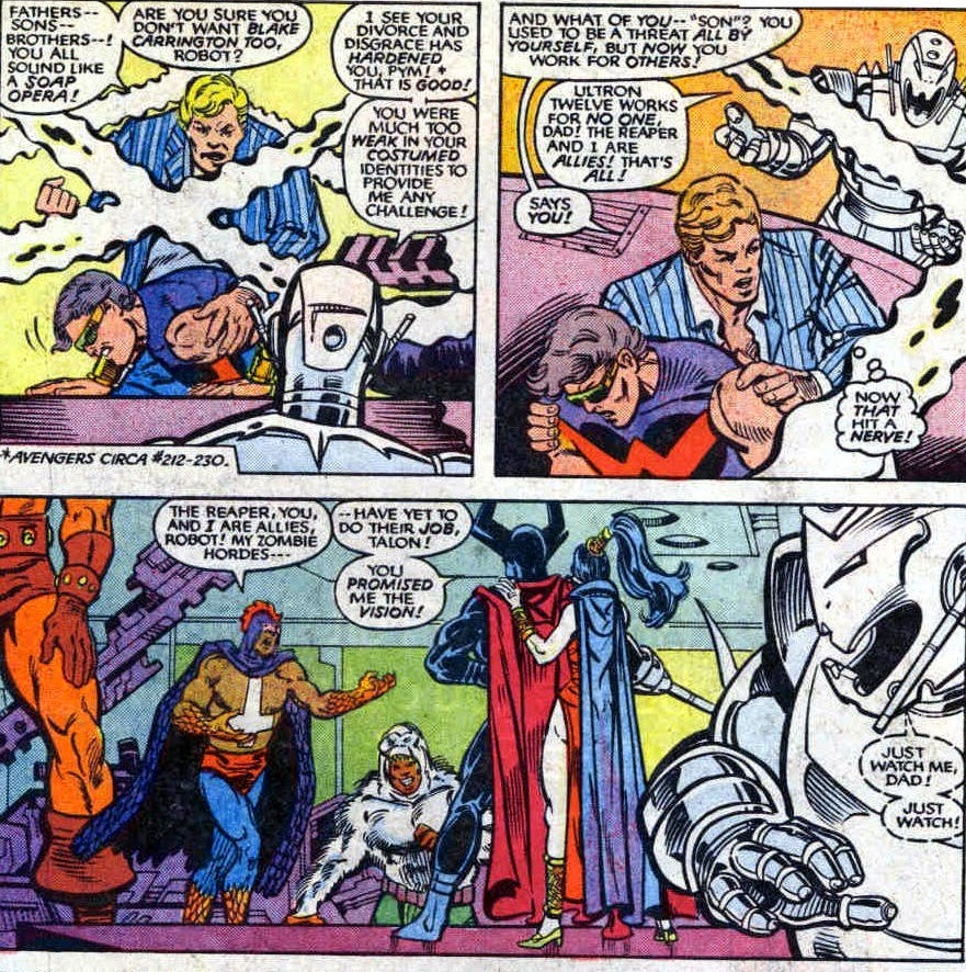 Marvel Comics of the 1980s: 1980s: Ulterior Ultron part II: This Evil ...