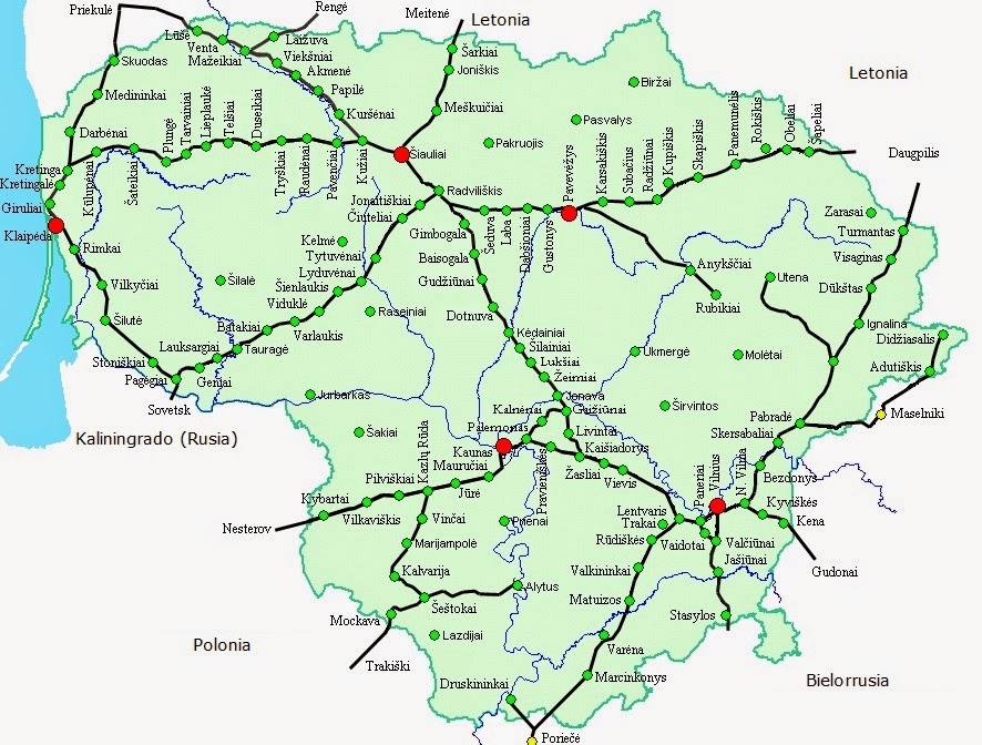 Viajes ferroviarios de ayer, hoy y mañana: Lituania, país pequeño ...