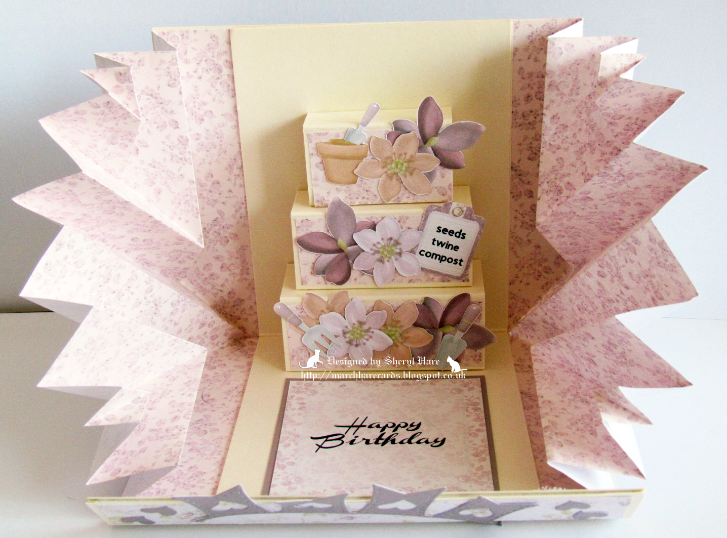 Cat Crazy Craft Corner: Explosion Pop Up card