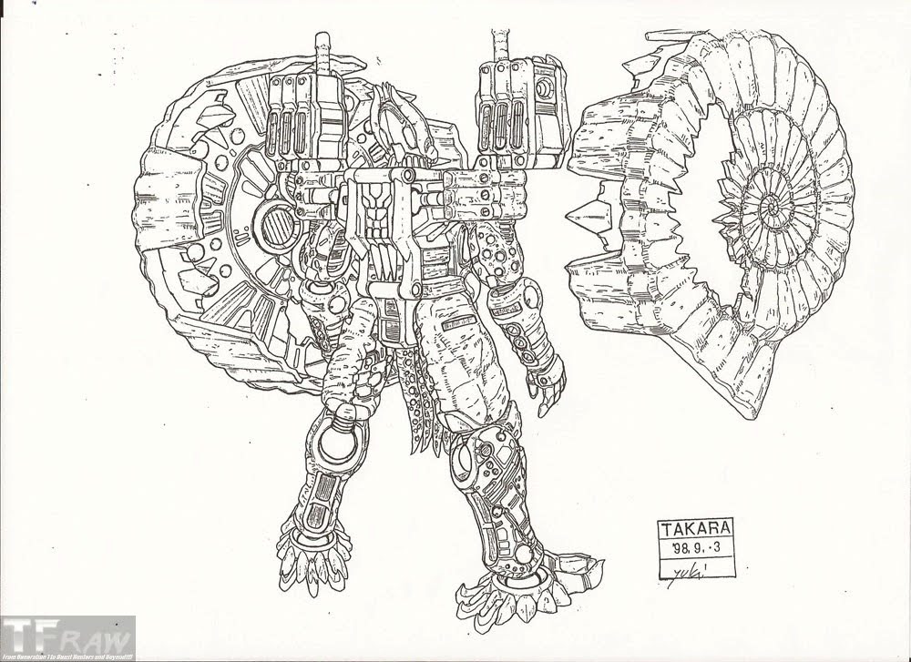 Beast Wars Neo Model Sheets