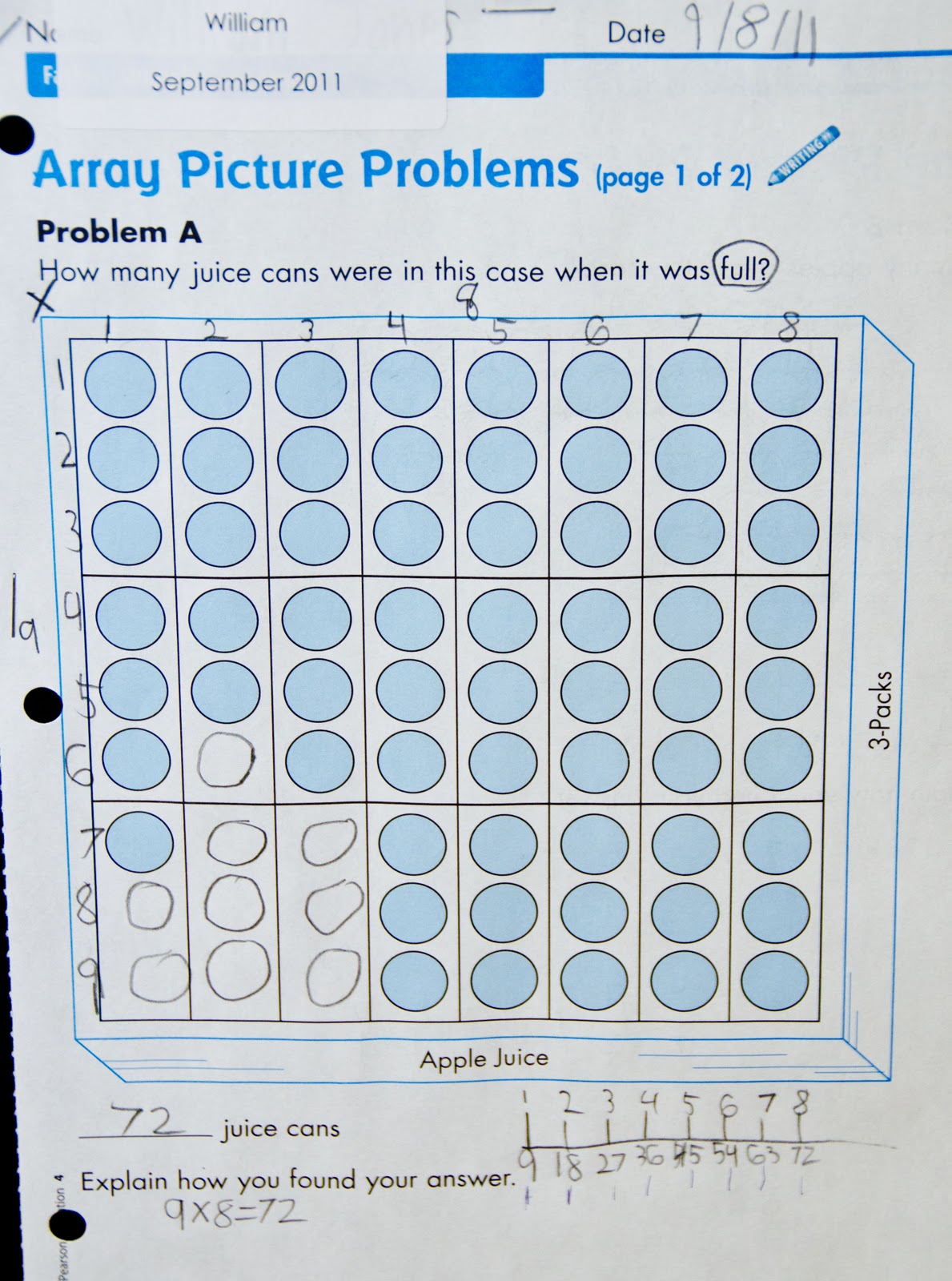 Showcasing Student Success: 4th Grade - Math Bulletin Board